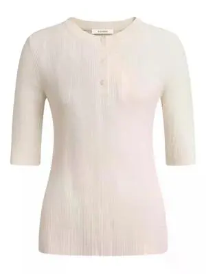 12 STOREEZ Buttoned Merino Top