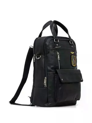 AERONAUTICA MILITARE Top-handle Backpack With Patch Detail