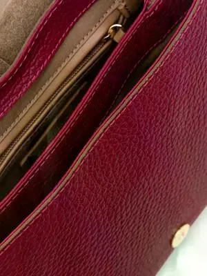 GIANNI CHIARINI Leather Satchel With Detachable Strap