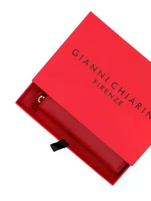 GIANNI CHIARINI Zip Pendant Wallet - Red