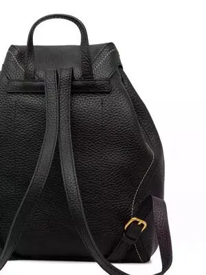 GIANNI CHIARINI Leather Drawstring Backpack