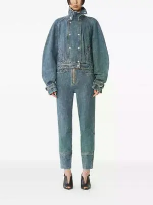LANVIN Buttoned Funnel-neck Jacket