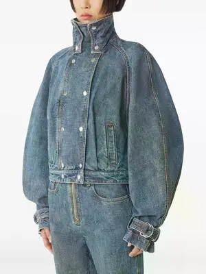 LANVIN Buttoned Funnel-neck Jacket