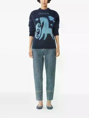 LANVIN Five-pocket Jeans