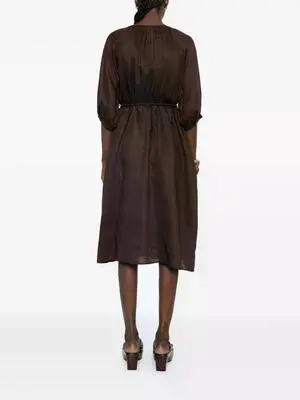 ERMANNO FIRENZE Embroidered Midi Dress