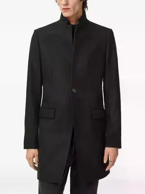 ALLSAINTS Haydon High-neck Single-breasted Coat