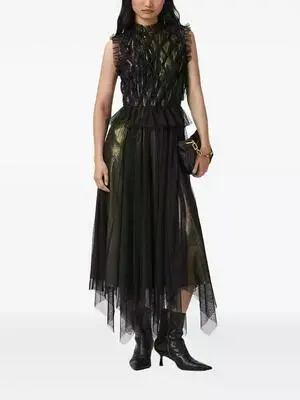 ALLSAINTS Lola Ruffled Tiered Dress