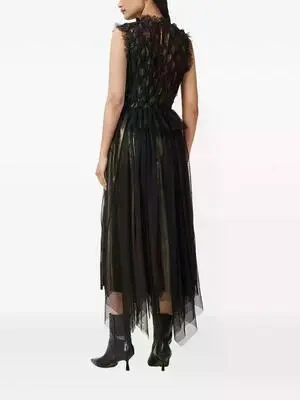 ALLSAINTS Lola Ruffled Tiered Dress
