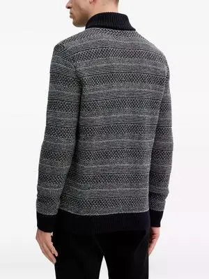 Barbour Knitted Cardigan With Zipped Pockets