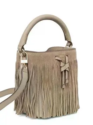 BOSS Lenah Fringed Bucket Bag