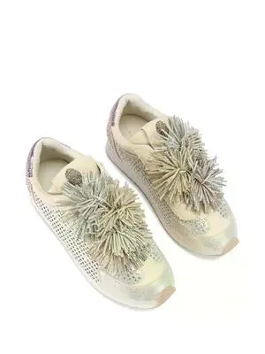 Kurt Geiger Fringed Embellished Sneakers