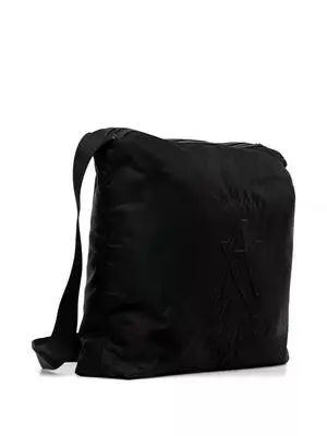 Armani Exchange Logo-embroidered Messenger Bag