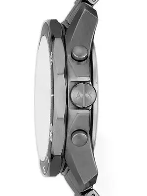 Armani Exchange Chronograph Stainless Steel Watch - Black