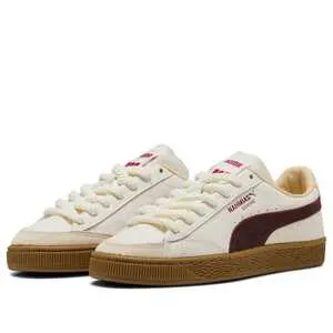 PUMA X Nahmias Suede Sneaker - Warm White/archive Gold/for All Time Red