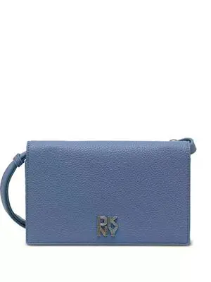 Dkny Logo-plaque Wallet - Blue