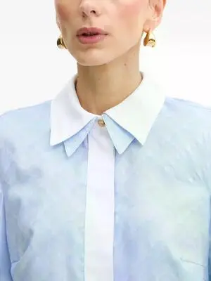 Elisabetta Franchi Diamond Jacquard Shirt