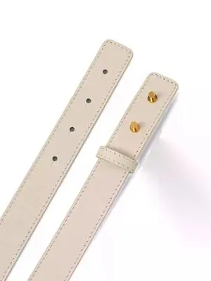 Elisabetta Franchi Logo Leather Belt