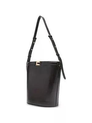 Elisabetta Franchi Naplak-effect Bucket Bag