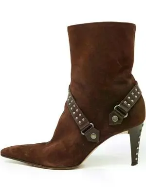 SERGIO ROSSI Embellished Ankle Boots
