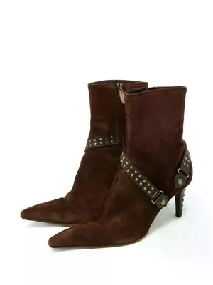 SERGIO ROSSI Embellished Ankle Boots