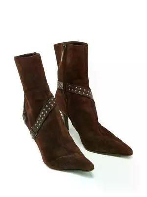 SERGIO ROSSI Embellished Ankle Boots