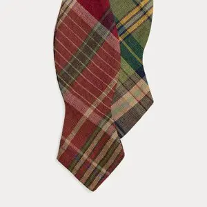 Ralph Lauren Plaid Linen Bow Tie - Multi