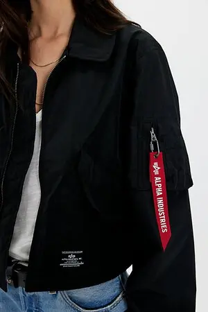 Alpha Industries Cwu 36/p Relaxed Jacket - Black