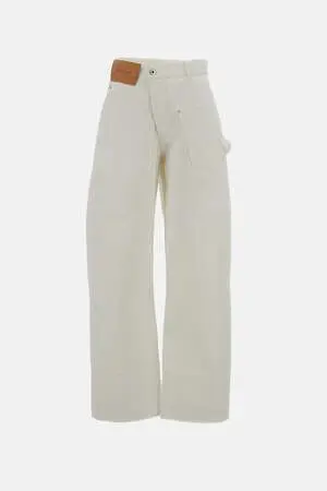 JW Anderson Work Clothes Denim Twisted Jeans