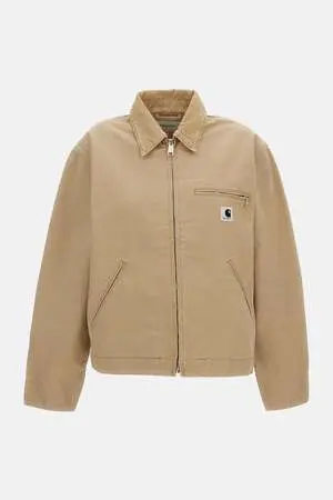 Carhartt Work In Progress Cotton Canvas Detroit Jacket - Beige