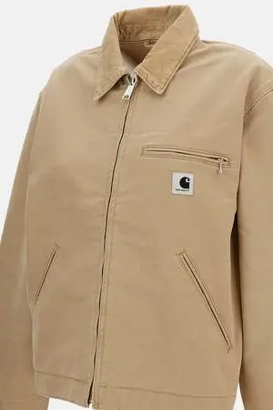 Carhartt Work In Progress Cotton Canvas Detroit Jacket - Beige