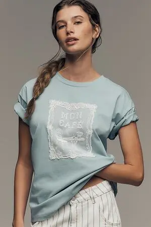 Anthropologie Cotton Cafe Tee