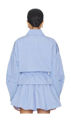SELMACILEK Cropped Ripstop Jacket With Drawstring Waist
