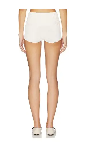LOVERS AND FRIENDS Lanney Knit Mini Short - Ivory