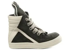 Rick Owens Jumbolace Geobasket High-top Sneakers - Euca/milk