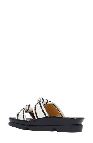 L'AMOUR DES PIEDS Voleta Two-strap Sandal - White