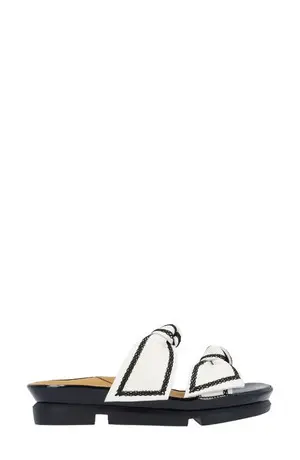 L'AMOUR DES PIEDS Voleta Two-strap Sandal - White