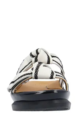 L'AMOUR DES PIEDS Voleta Two-strap Sandal - White