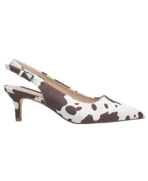 French Connection Cowprint Slingback Heels