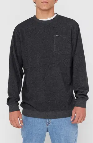 Rip Curl Grid Crewneck Pocket Sweatshirt - 3442