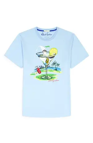 Robert Graham Hole In Fun Graphic T-shirt