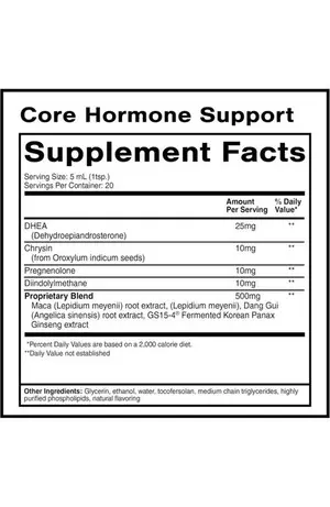 QUICKSILVER SCIENTIFIC Core Hormone Support Liposomal Daily Adaptogenic Supplement