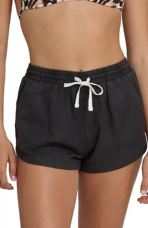 BILLABONG Drawstring Dolphin Hem Shorts