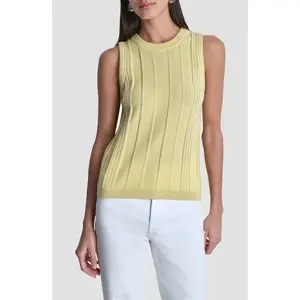 Dkny Sleeveless Cotton Sweater