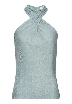 LASCANA Halter Neck Top With Keyhole Back
