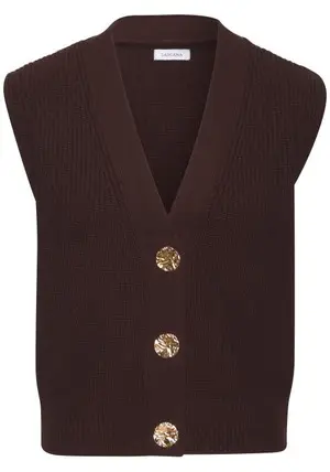 LASCANA Button Detailed Sweater Vest