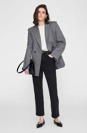 ANINE BING Gracie Cashmere Cardigan - Cream
