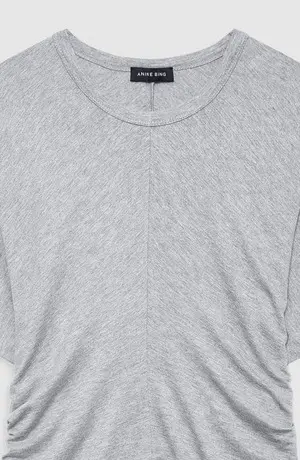 ANINE BING Zadig Tee - Grey Melange