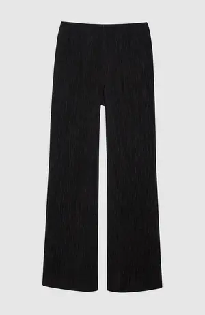 ANINE BING Aden Pleated Knit Pant