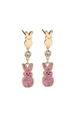 ALEX AND ANI Peeps® Statement Earrings - Pink