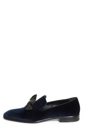 CHRISTIAN LOUBOUTIN Bow Loafer - Last Night/black